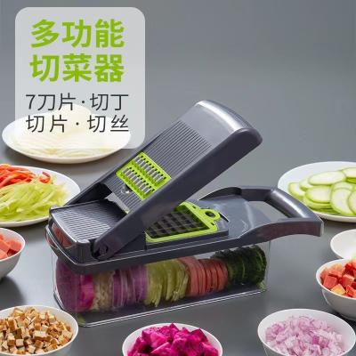 China Highly ABS Plastic Multi-Functional Food Slicer Vegetable Cutter Chopper for Home Kitchen for sale