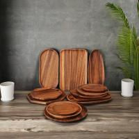 China Solid Wood Carving Trays and Fruit Baskets Elegant Serving Solutions for Utensils for sale