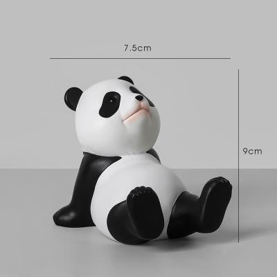 Cina Stand in resina per smartphone e tablet Cute Panda Usato da Stellar Kawaii in vendita