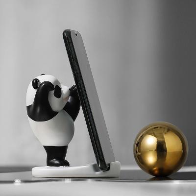 Cina Stand in resina per smartphone e tablet Cute Panda Usato da Stellar Kawaii in vendita