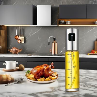 Cina Bottiglia di spray in vetro versatile da 200 ml per olio aceto salsa di soia Dispenser da cucina per barbecue in vendita