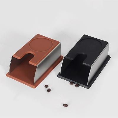 China Stainless Steel and Solid Wood Design Espresso Tamper Station Enhance Your Coffee Flavor for sale