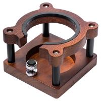 China Foam Milk Function Elegant Solid Wood Coffee and Tea Tool Stand with Tamping Station for sale