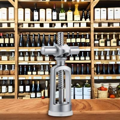 China Multifunction Red Wine Bottle Corkscrew Opener Zinc Alloy Metal Bar Accessories Made for sale