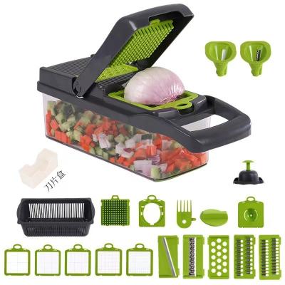 Cina Genius 22-funzione in acciaio inossidabile Bambù Food Chopper Il tuo versatile strumento da cucina in vendita
