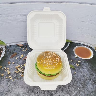 Cina Scatole da pranzo in plastica quadrata bianca contenitori alimentari compatti con coperchi di sicurezza a microonde in vendita