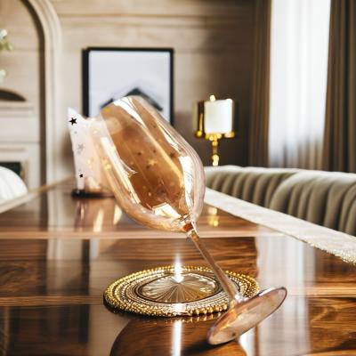 Cina Gocce di cristallo bordeaux e bordeaux per i regali di ricreazione in vendita
