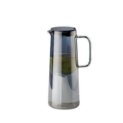 中国 1.5L ガラス飲料セット ノルディック様式 氷茶 レモネード飲料缶 蓋とハンドル 販売のため
