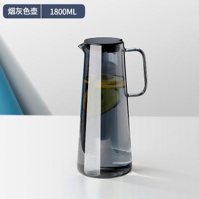 China Drinking Pitcher Set Nordic Design Style 1500ml/51oz Glass Water Jug Pot Jar Cups Kit for sale