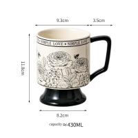 China Customized Logo Acceptable Ceramic Coffee Cup and Spoon Set for Tea Breaks for sale