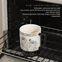 China Customized Logo Acceptable Ceramic Coffee Cup and Spoon Set for Tea Breaks for sale