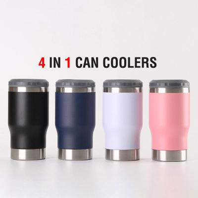 Cina OEM Logo Tazza da viaggio in acciaio inossidabile 14 oz Blu Tumbler 40 oz con maniglia e coperchio di paglia in vendita
