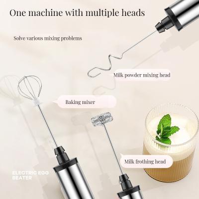 中国 ラテ/カプチーノを泡にするコーヒー・ティーツール用の金属製のハンドヘルド電池駆動ミルクスポン 販売のため