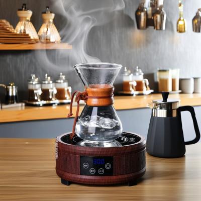 China 400 ml de capacidade de café feito à mão Borosilicato Máquina de café de vidro com filtro à venda