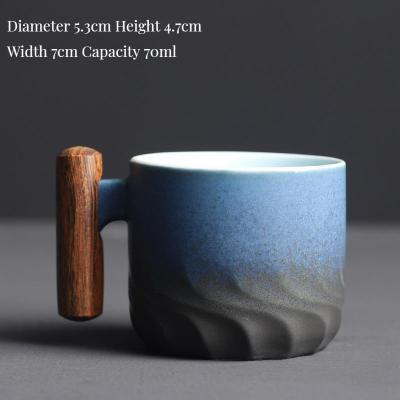 Cina Tazza da tè e tazza da vino in vetro in ceramica su misura Moderno design per il campeggio 2024 arrivi in vendita