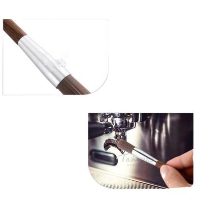 Cina Barista Cucina a mano Macinatrice di caffè in stile vintage Spazzola per la pulizia con maniglia in legno in vendita