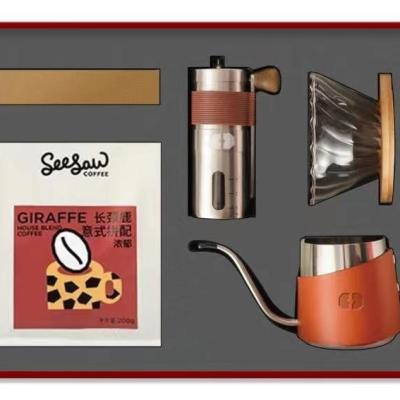 China Enjoy Freshly Ground Coffee on Your Outdoor Adventures with Multi Functional Gift Box for sale