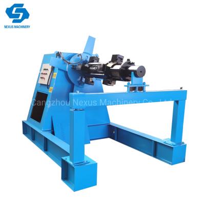 China 3-15 Tons Full Automatic Hydraulic Expansion Motorized Uncoiler / Decoiler Machine with Coil Car for sale