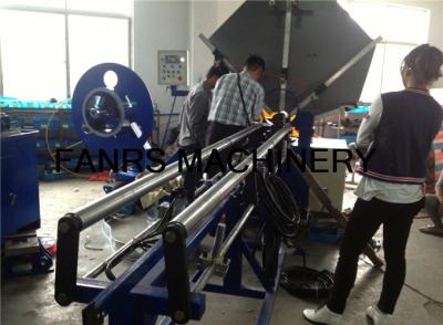 Cina metropolitana a spirale rotonda dell'aria di 2mm che forma macchina con l'allarme automatico/fermata urgente in vendita