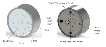Dry Fire Training New Reactive Laser Target 3 Play Models with Sound and Light Feedback