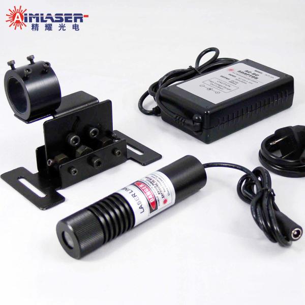 Quality 635nm 20mW Red Line Laser Projector Generator with Mount and Power Adapter for Industrial Alignment Positioning for sale