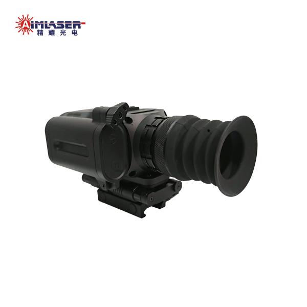 AM-IRT02 Rail Mounted Infrared Thermal Imaging Monocular Scope With Laser Rangefinding For Day And Night Vision Outdoor Hunting