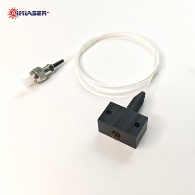 China 520nm 5mW 3.5um FC/PC Single Mode SM Fiber Coupled Laser Diode Module Coaxial Package with Photodiode (PD) and Heatsink for sale