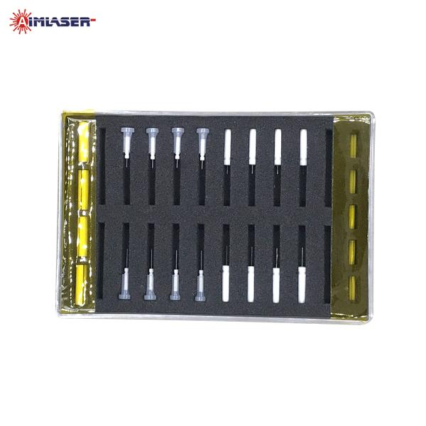 Quality Optical Fiber Ceramic Ferrule Ø2.5mm 10.5mm Long 200μm Core Size with Flange and Fiber Jumper Patch Cable for sale