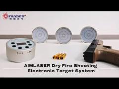 Alvos e controladores de laser multieletônicos para treinamento de fogo seco