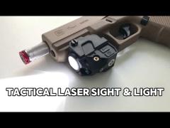 Combos de luz de visão tática de laser verde e vermelho para pistolas e rifles