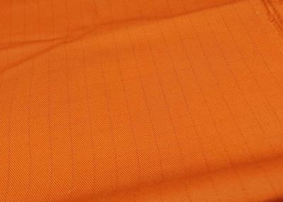 Cina Wear Resisting Orange Anti Static Fire Retardant Fabric  260gsm in vendita