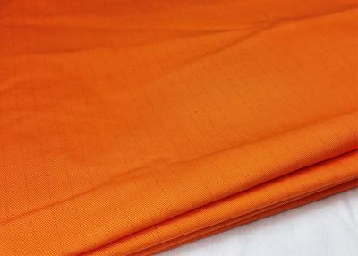 Cina Wear Resisting Orange Anti Static Fire Retardant Fabric  260gsm in vendita