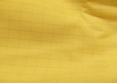 Cina EN1149  Grid Uniform Cloth Cotton Anti Static Fabric 260gsm For Workwear in vendita