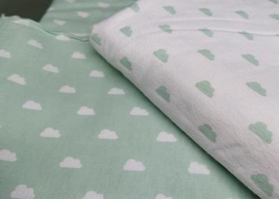 Cina 150-200g/m2 Flannel Cotton Fabric Print Cloth 100% Cotton Accept Customization in vendita