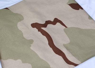 Cina CVC50/50 Woven Rip-stop Camouflage Fabric For Military Uniform in vendita