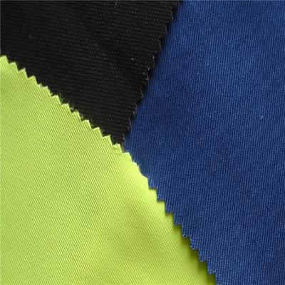 中国 純粋な綿のあや織りの安全衣類のための耐火性の布10X7の作業着の生地 販売のため
