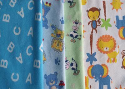 Cina Candeggi la tintura & la stampa del panno della flanella di cotone 160gsm per gli insiemi della lettiera in vendita