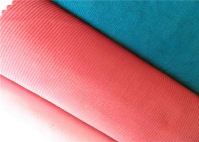 Cina il tessuto per i vestiti, pianura del velluto a coste del cotone 8w ha tinto il tessuto organico del velluto a coste in vendita