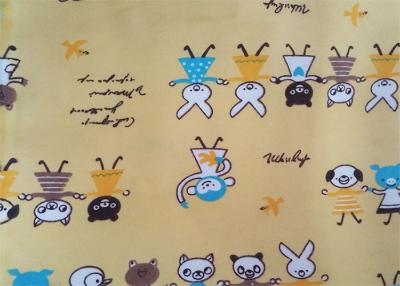Cina Tessuto sveglio della stampa della flanella del panno 150GSM dei bambini del modello di progettazione in vendita