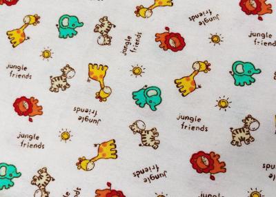 Cina Bambino stampato variopinto Mickey Mouse Flannel Fabric reattivo in vendita