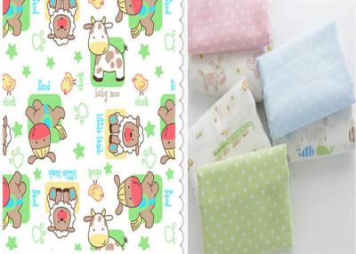 Cina Doppio parteggiato ha spazzolato il panno 100% della flanella di cotone per gli insiemi della coperta & della lettiera del bambino in vendita