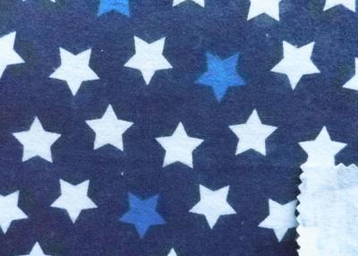 Cina Panno della flanella di cotone di Serge Reactive Printing 135gsm della saia per la lettiera della coperta del bambino in vendita