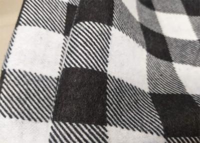 Cina tessuto di stoffa per camice del tessuto della flanella del plaid del cotone 100gsm 100 in vendita