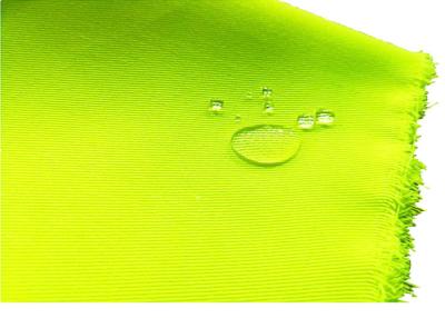Cina Materiale fluorescente dell'abbigliamento della prova di olio dell'acqua del panno della saia del cotone del poliestere in vendita