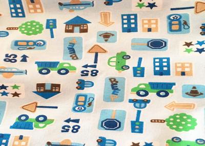 Cina La flanella di cotone sveglia del panno 150GSM dei bambini del modello di progettazione ha stampato il tessuto di tintura del tessuto in vendita