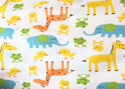 Cina Tessuto animale stampato puro della flanella del fumetto per la coperta del bambino in vendita
