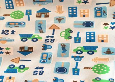 Cina Nuovo tessuto della stampa della flanella di uso 150GSM dei bambini del modello di progettazione in vendita