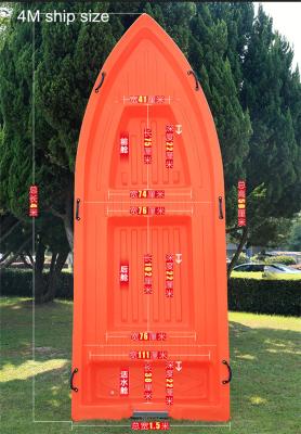 China 4 M CE Certificate PE Fast Rescue Boat for sale