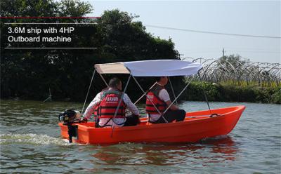 China 3.6 M Factory PE Plastic Fishing Boat for sale