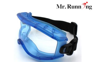 China Blue Frame Eye Protection Goggles for sale
